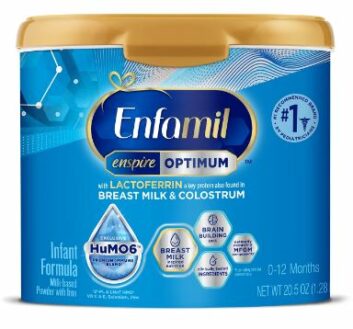 Product Comparison of Best Types of Formula for Infants: Enfamil ...