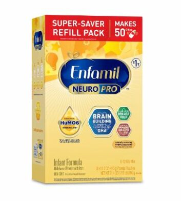 Product Comparison of Best Types of Formula for Infants: Enfamil ...