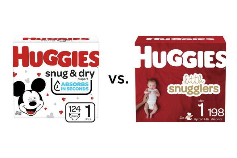 Huggies Little Snugglers Vs Snug And Dry