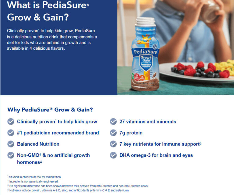 PediaSure Warnings: Misleading Claims - Motherhood Community