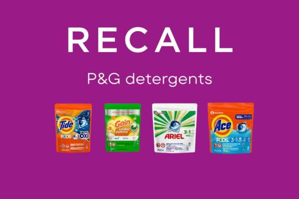Procter & Gamble Recalls Tide, Gain, Ariel, & Ace Detergents